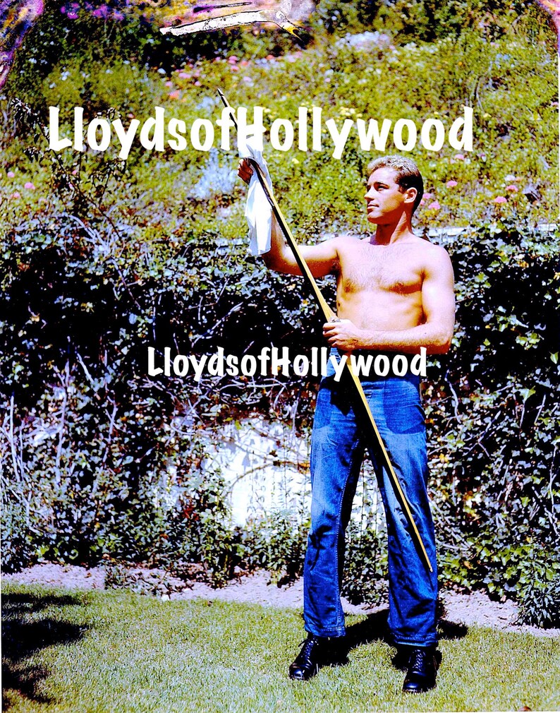 Guy Madison Handsome Hollywood Actor Archer Beefcake Hunk Private at Home Photograph 1944 - Etsy