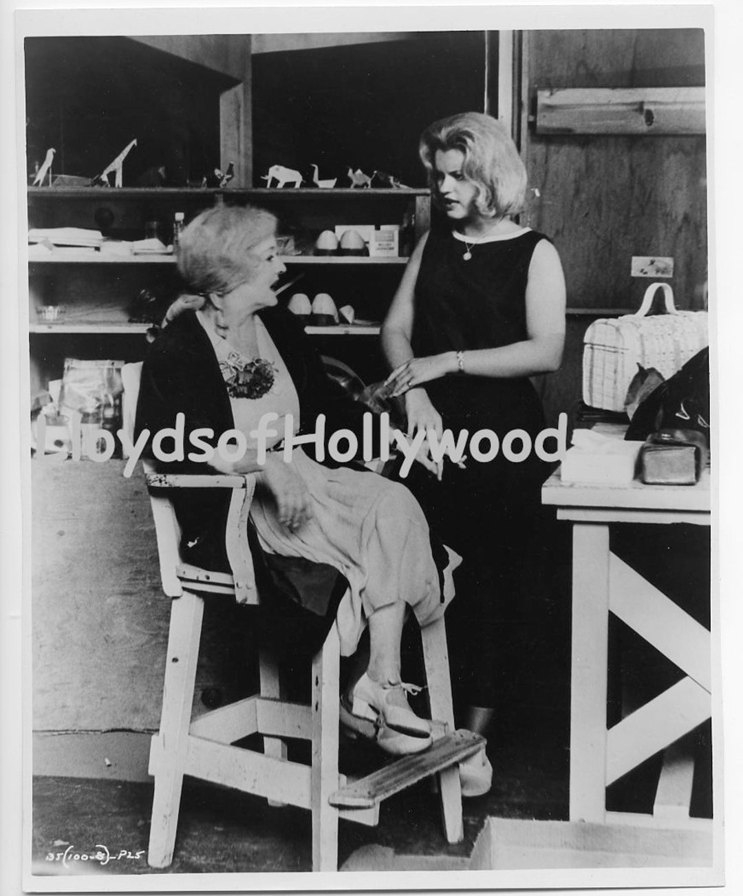 Bette Davis on Set With Daughter B.D. Hyman Whatever Happened to Baby ...