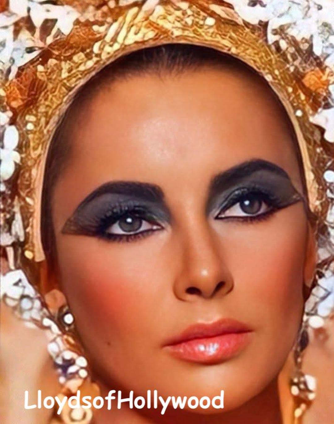 Elizabeth Taylor Hollywood Actress With Violet Eyes Beauty Glamour ...