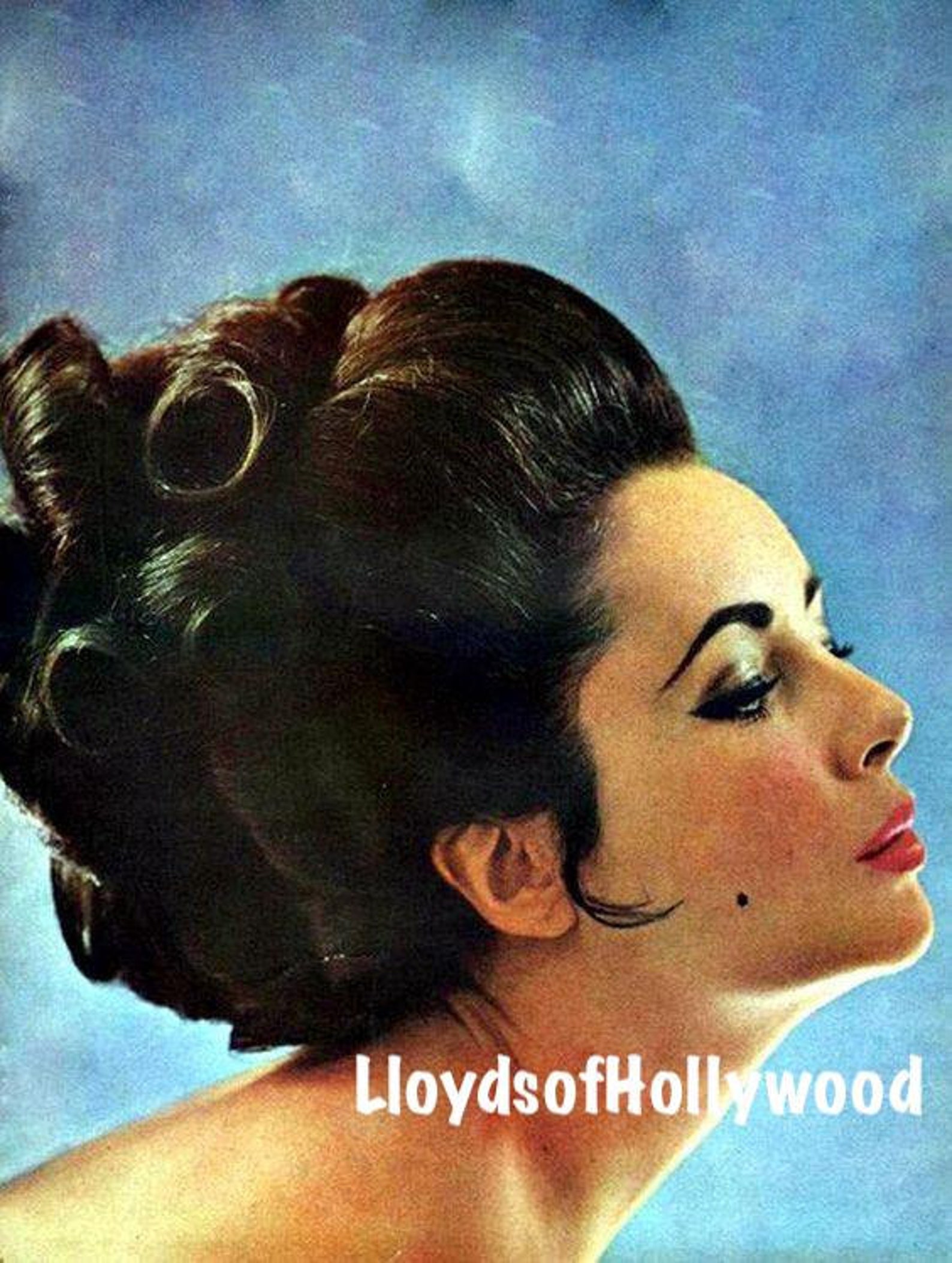 Elizabeth Taylor Hollywood Star Pre Cleopatra In Profile | Etsy