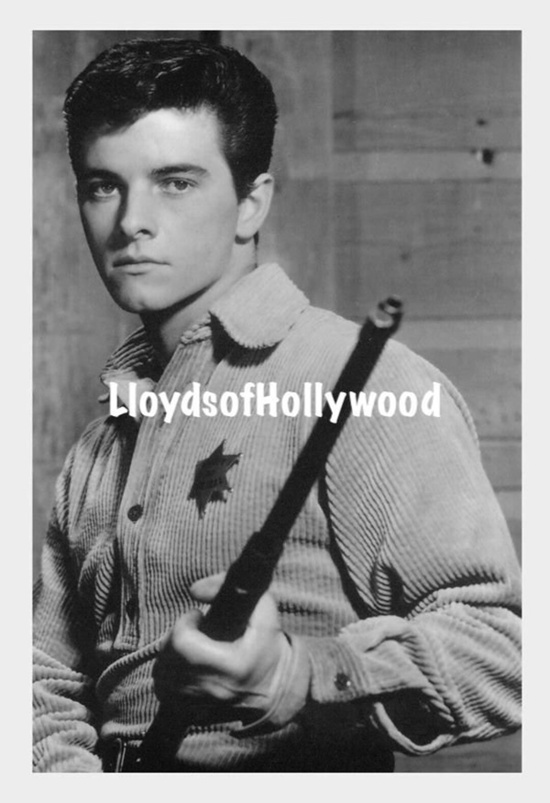 Peter Brown Cowboy Deputy Johnny Mckay Handsome Hunk TV Star Lawman ...
