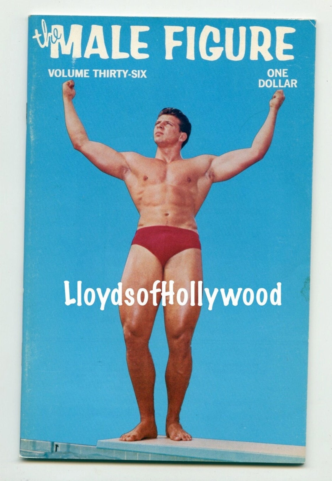 Mature Content the Male Figure Vintage Physique Magazine Ron Unger on Cover Classic Beefcake Gay ...