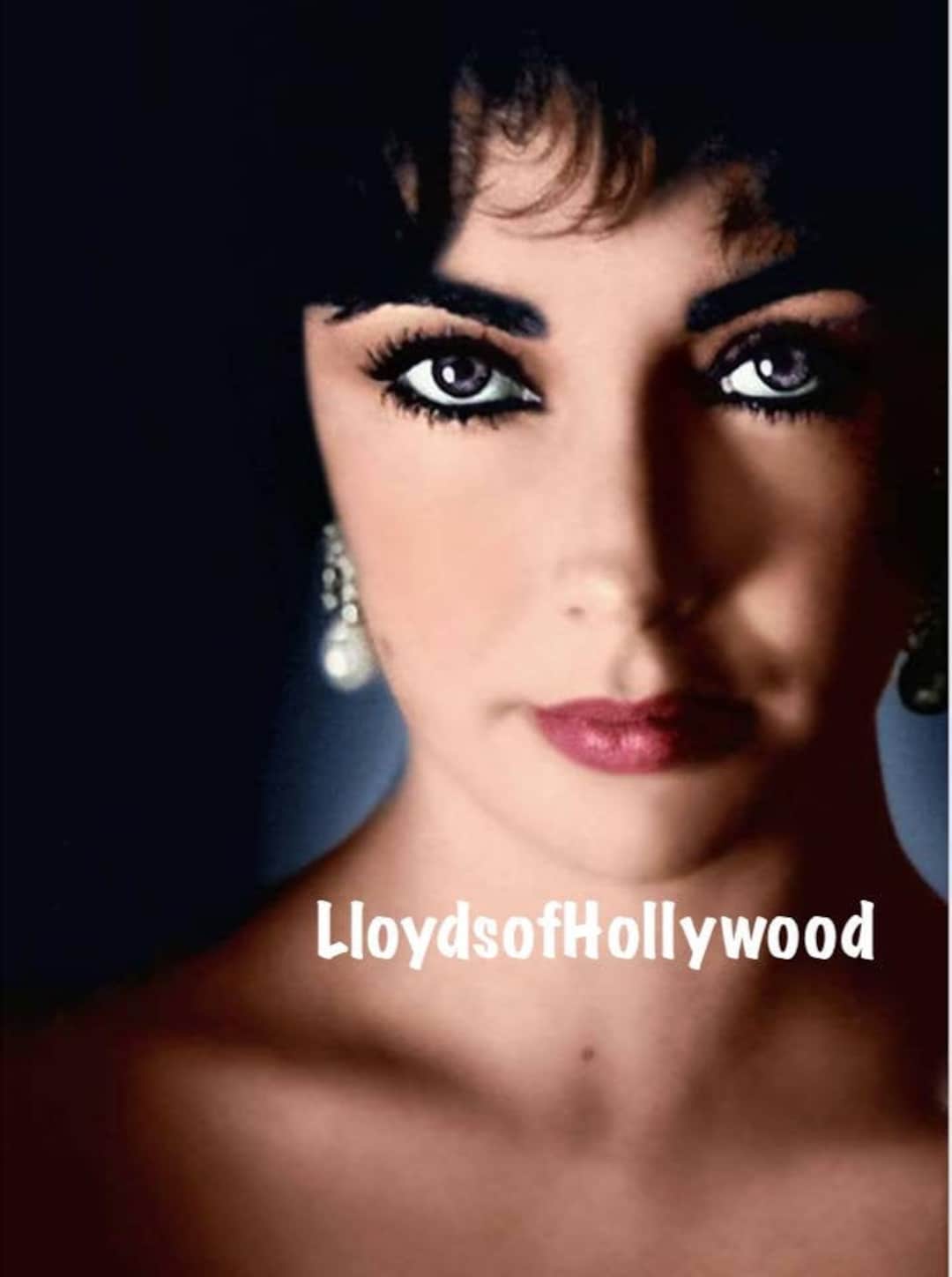 Elizabeth Taylor Hollywood Star Violet Eyes Stare Photograph 1959 - Etsy