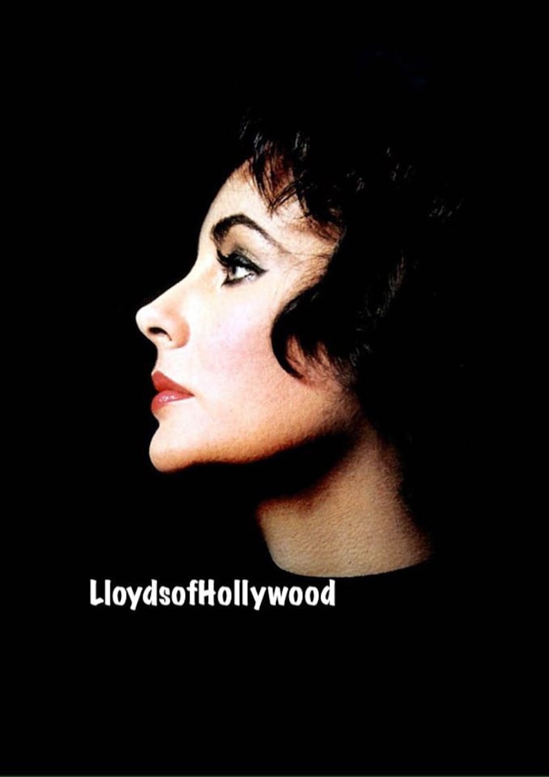 Elizabeth Taylor Profile Photograph 1962 - Etsy