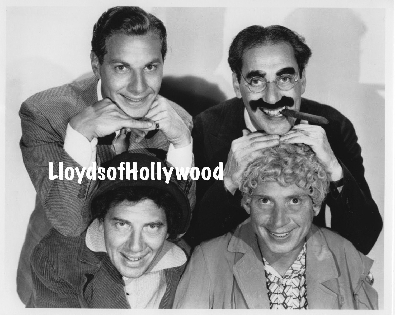Zeppo Harpo Chico & Groucho Four of the Marx Brothers Zany Comedy Team ...