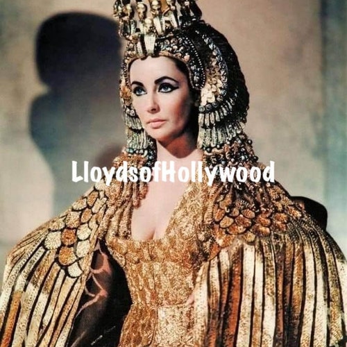 Elizabeth Taylor Cleopatra Costume Dept Test Photograph 1963 - Etsy