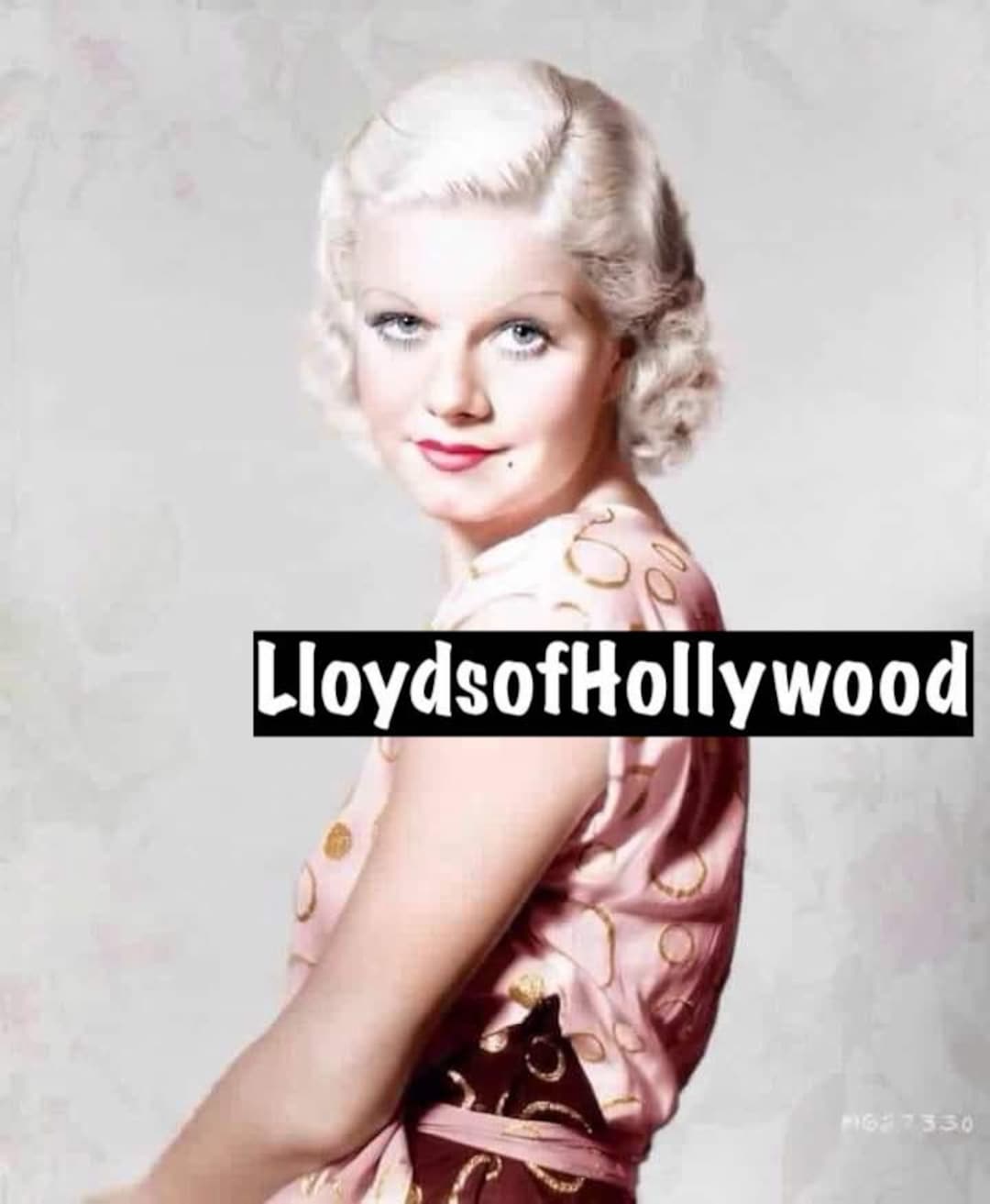 Jean Harlow Hollywood Blonde Glamour Movie Star Photograph 1932 - Etsy