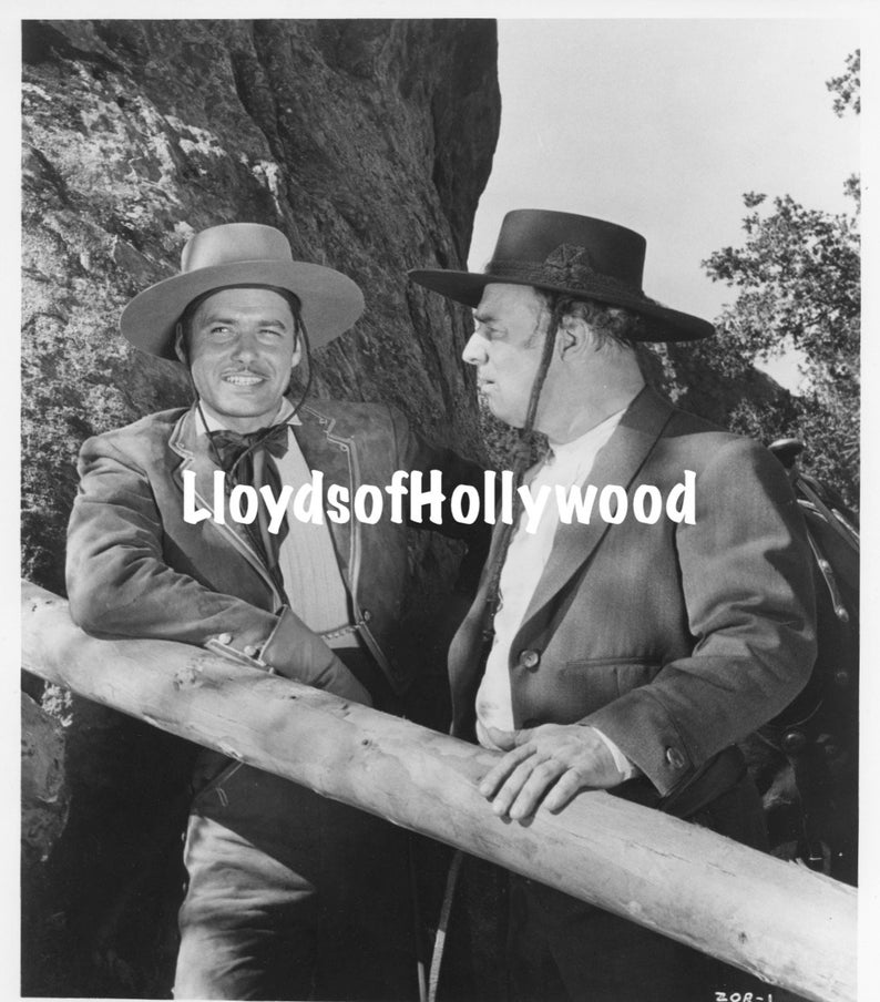 Guy Williams Zorro Unmasked Gene Sheldon Servant Bernardo | Etsy