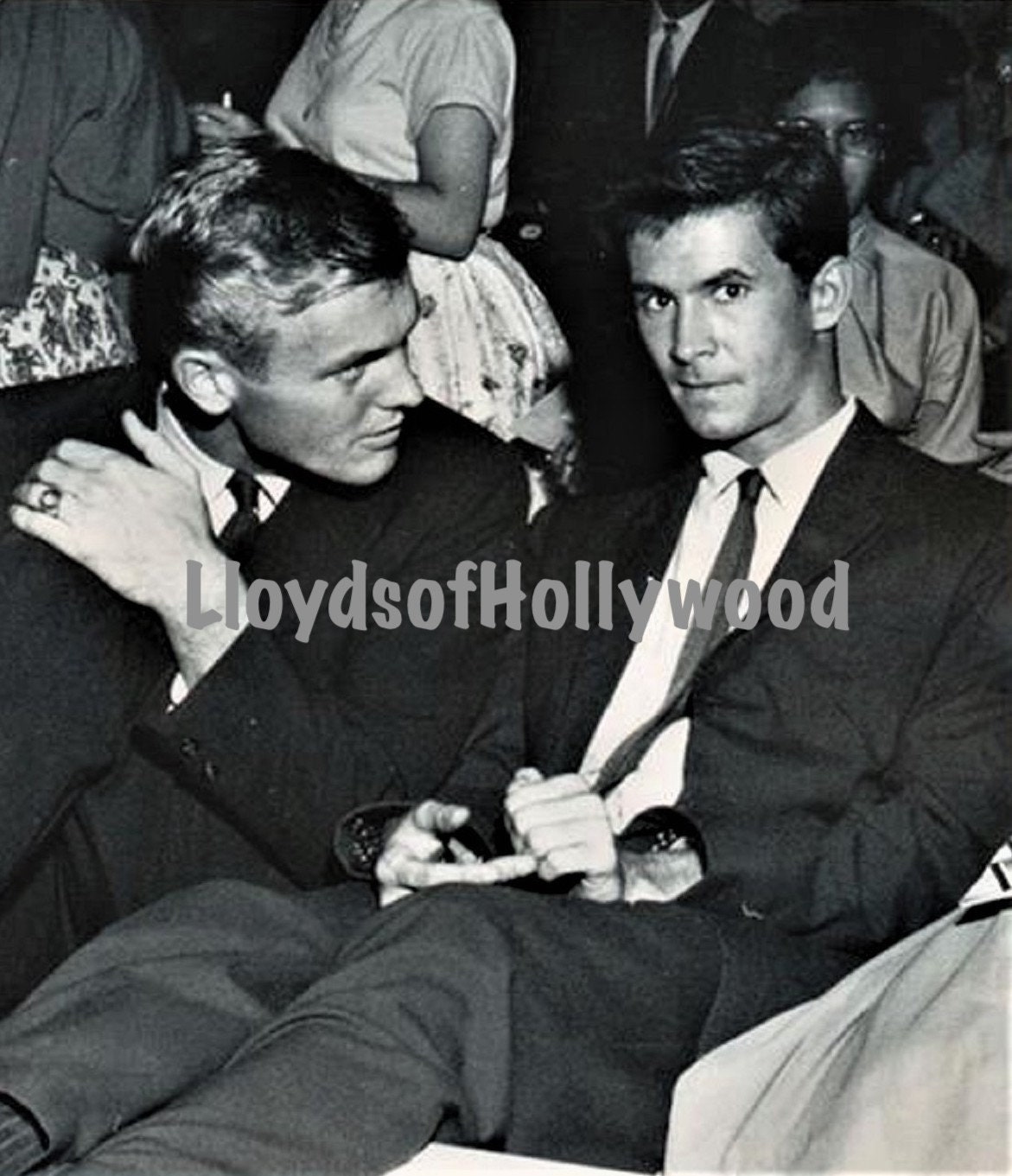 Tab Hunter Anthony Perkins Hollywood After Dark Candid - Etsy