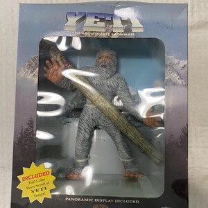 Yeti the Abominable Snowman Figure Shadowbox With Panoramic Display ...