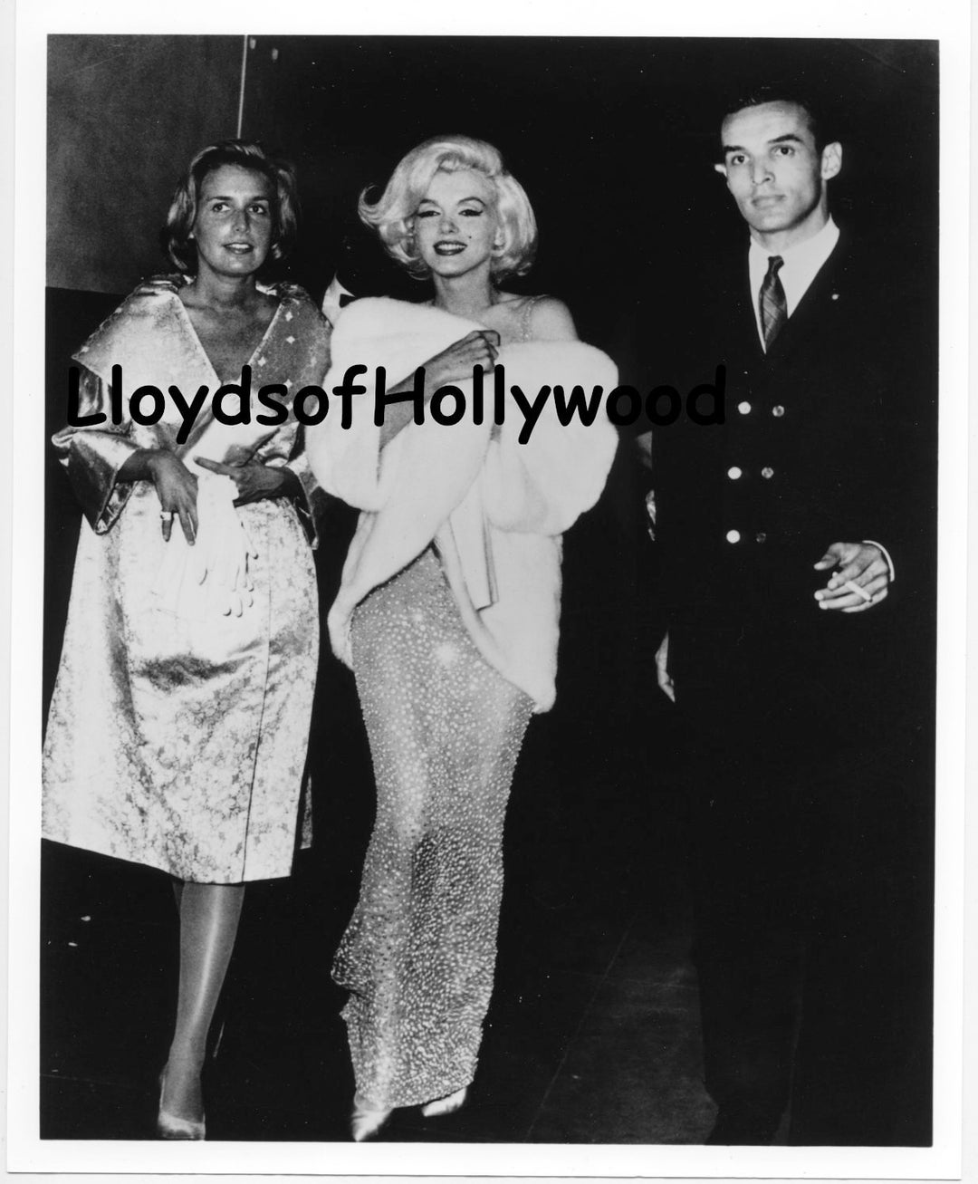 Marilyn Monroe Wearing Famous Dress With Pat Newcomb JFK Birthday Party ...