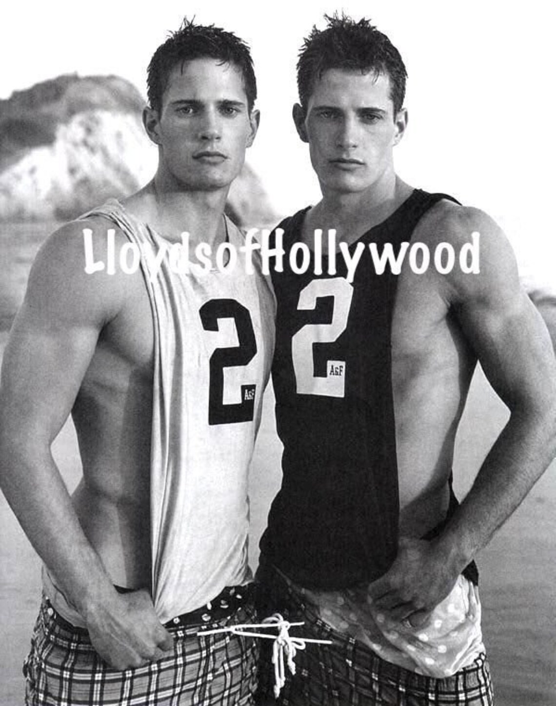 The Carlson Twins Kyle and Lane Handsome Hunks at the Beach American ...