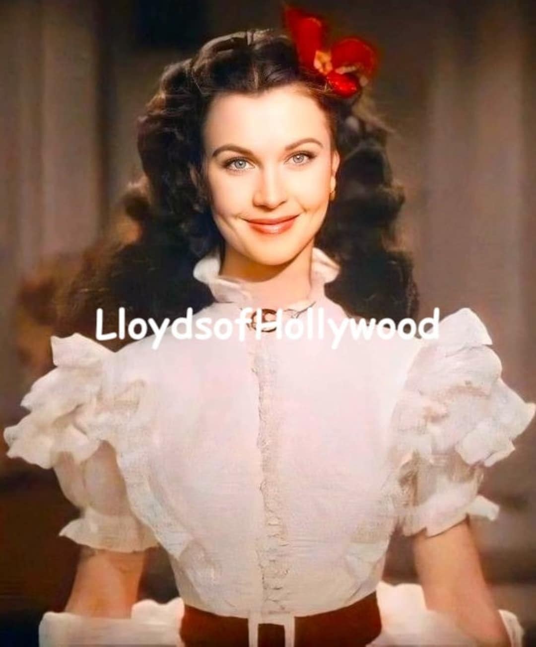 Vivien Leigh Oscar Winning Actress Scarlett O'hara Southern Belle in ...