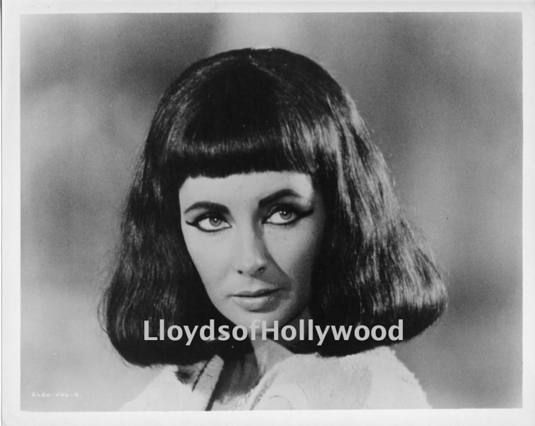 Elizabeth Taylor Cleopatra Hair and Makeup Photograph 1963 - Etsy