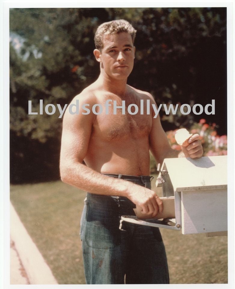 Guy Madison Handsome Actor Eating an Apple Athletic Hunk Getting His ...