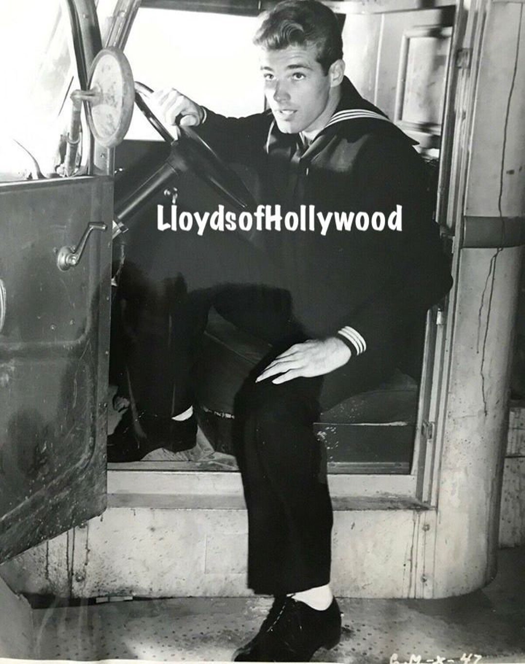Guy Madison Handsome Hollywood Actor Hunk in US Navy Uniform in ...