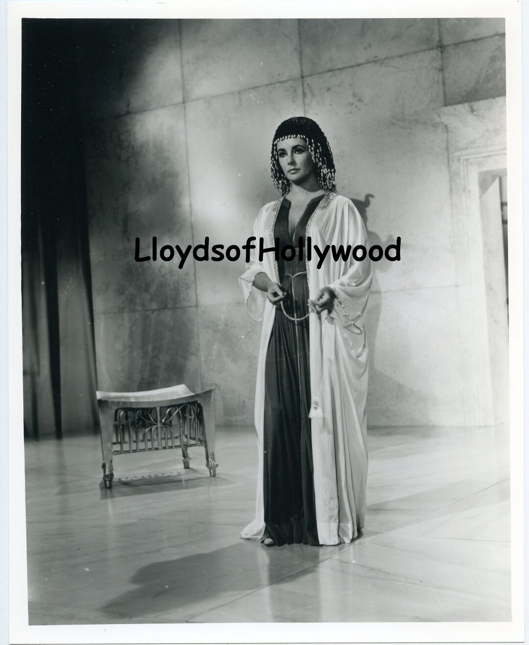 Elizabeth Taylor Cleopatra on Set Costume Test Photograph 1962 - Etsy