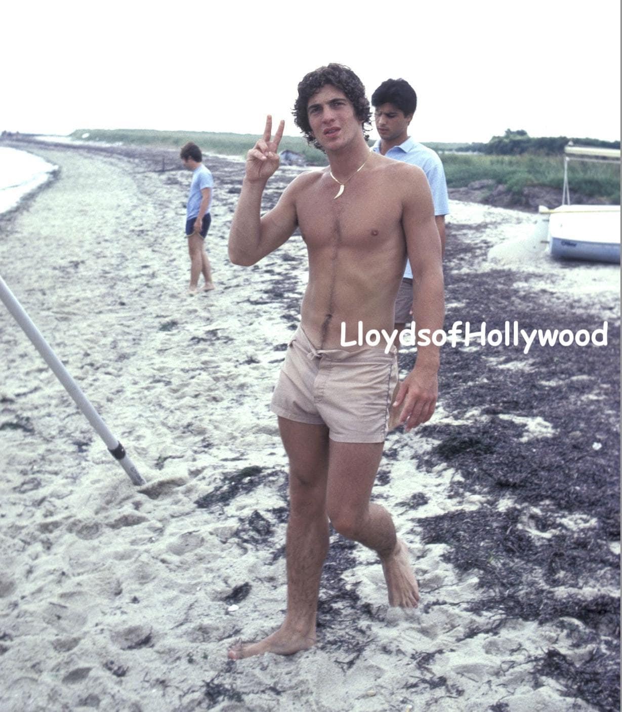John F Kennedy Jr Hunk in Trunks at Beach Cape Cod Summer JFK JR With ...