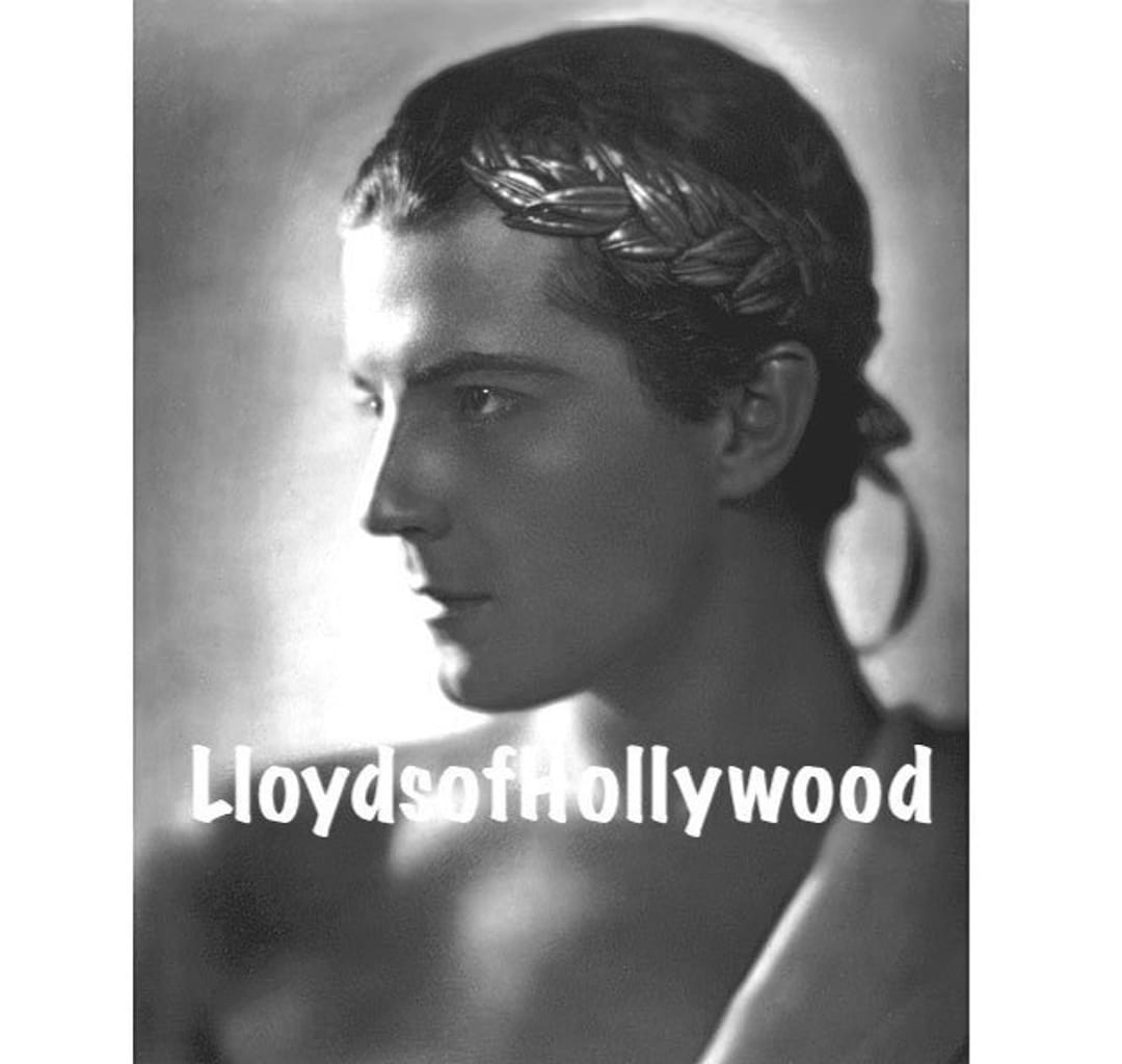 Ramon Novarro Handsome Actor Silent Film Star Ben Hur Photograph 1925 ...