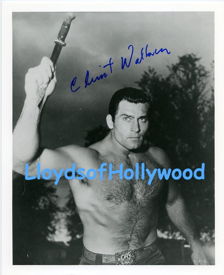Clint Walker Handsome Actor Autograph Cheyenne Bodie TV Western Star ...