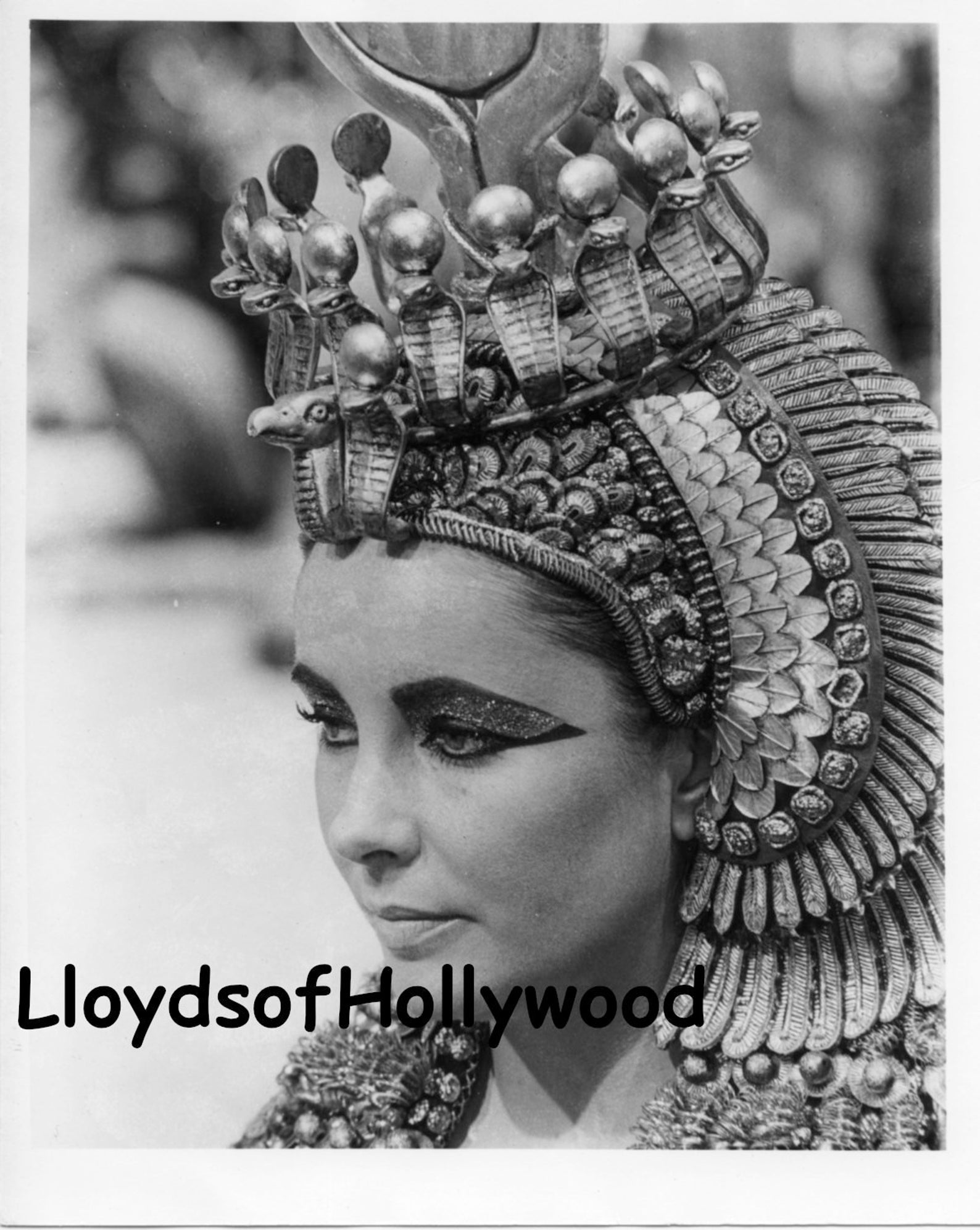 Elizabeth Taylor Cleopatra Entrance Into Rome Close up Photograph 1963 ...