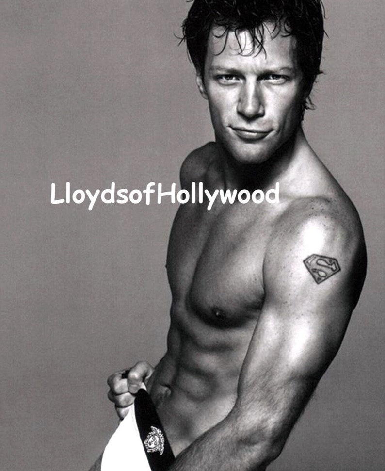 Jon Bon Jovi Handsome Hunk Rock Idol Singer Holding His - Etsy