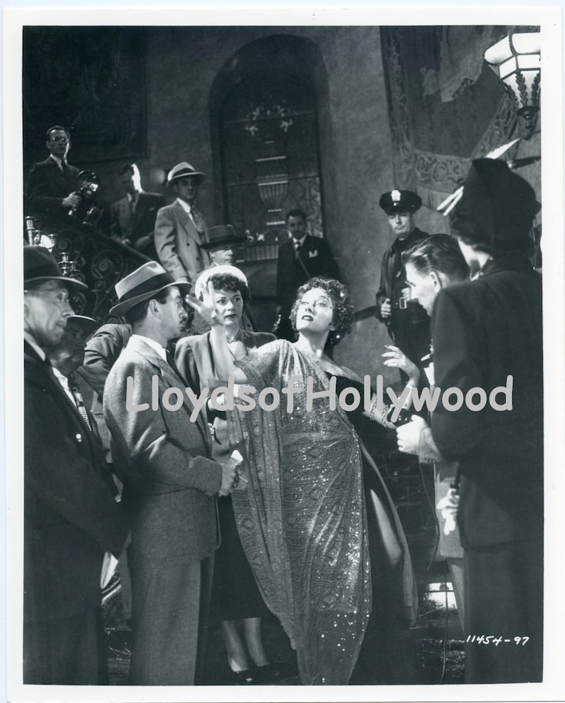 Gloria Swanson as Norma Desmond Wearing Edith Head Costume Sunset Blvd ...