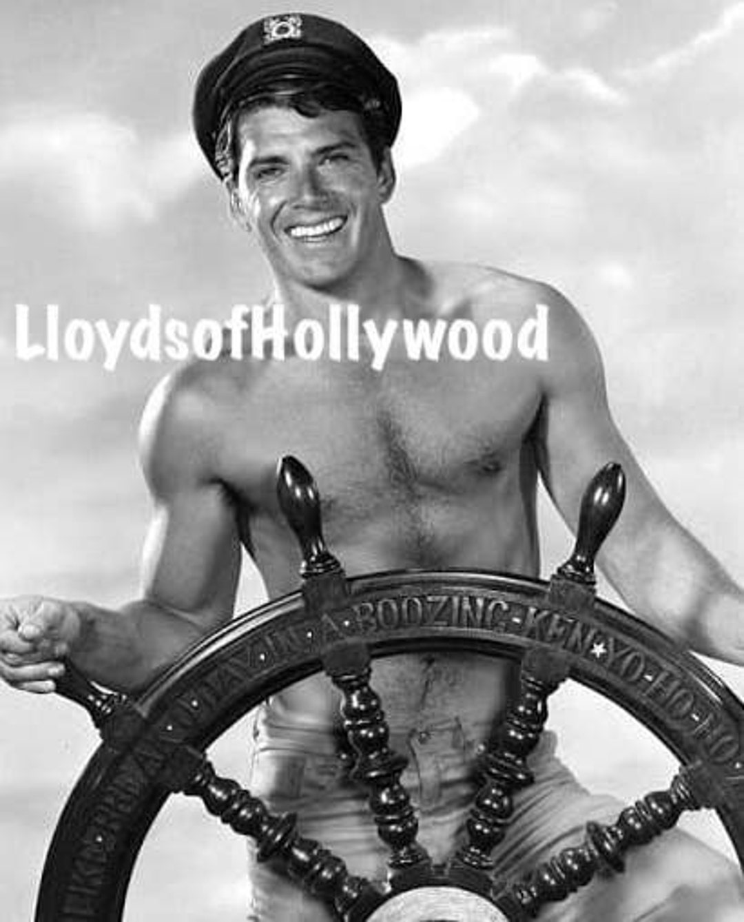 Van Williams Handsome Actor TV Star at the Ship's Helm Surfside Six ...