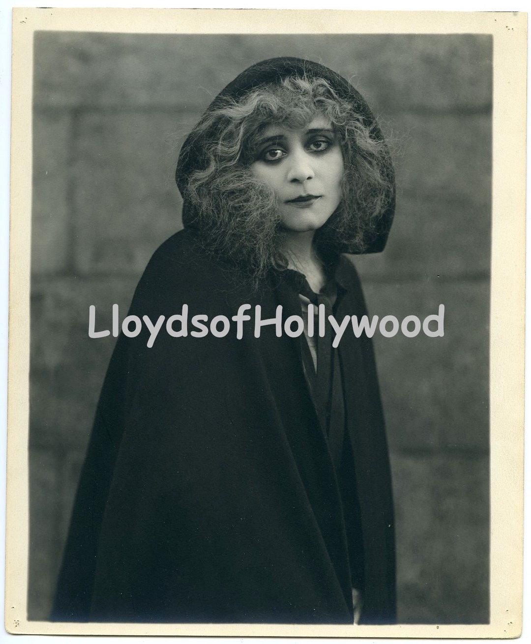 Theda Bara Silent Film Star the Rose of Blood Original Vintage ...
