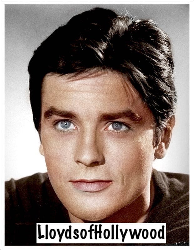 Alain Delon Handsome French Actor International Movie Star Photograph ...