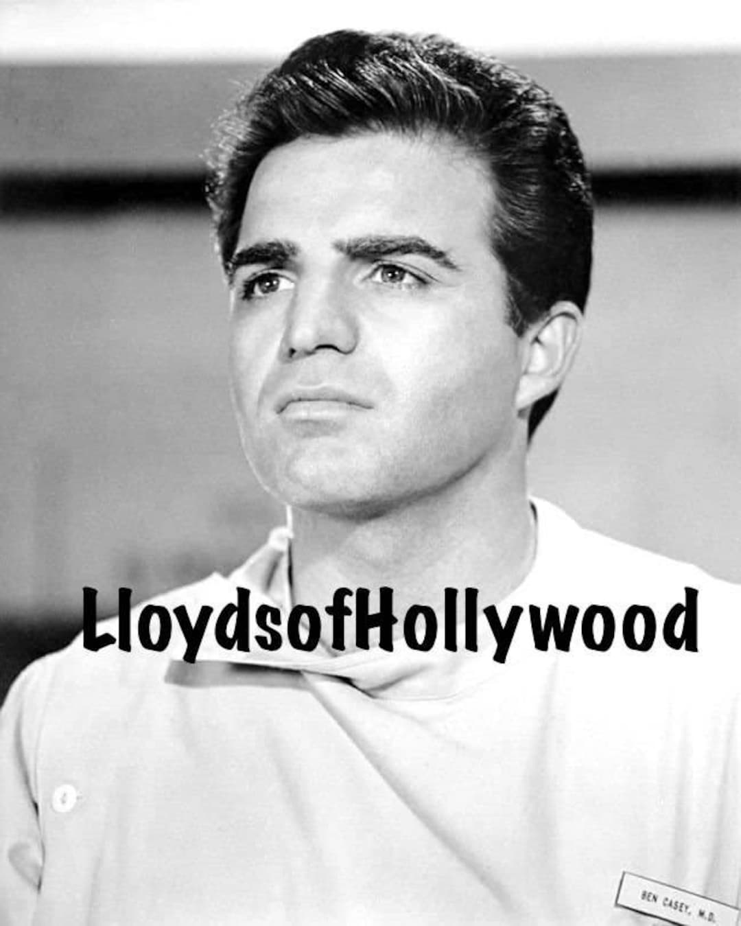 Vince Edwards Handsome Hollywood Actor TV Star Ben Casey Photograph ...