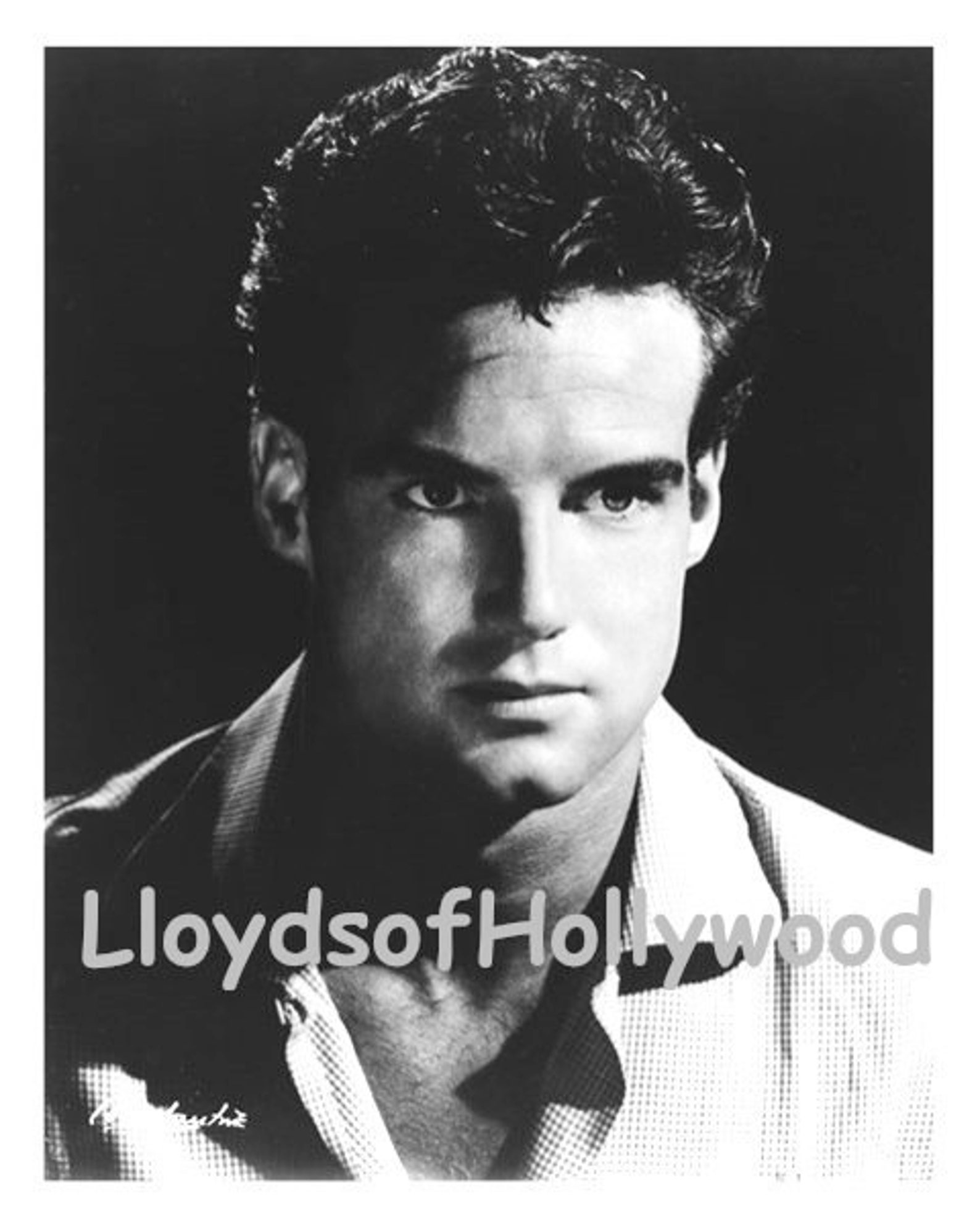 Steve Reeves Bodybuilder Handsome Shaved Face Portrait Photograph 1947 ...