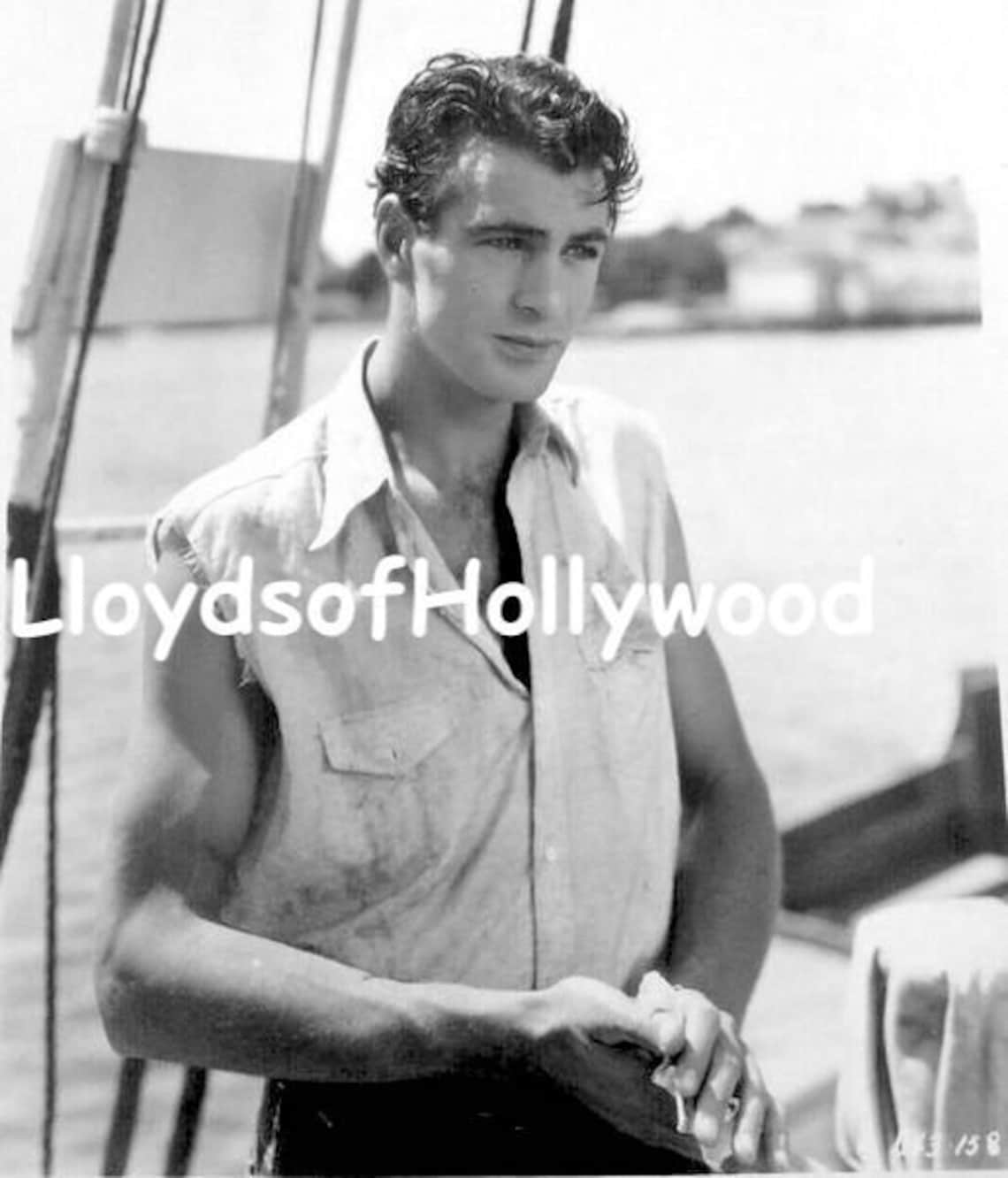 Gary Cooper Handsome Hollywood Silent Film Star Muscular Arms Hunk on ...