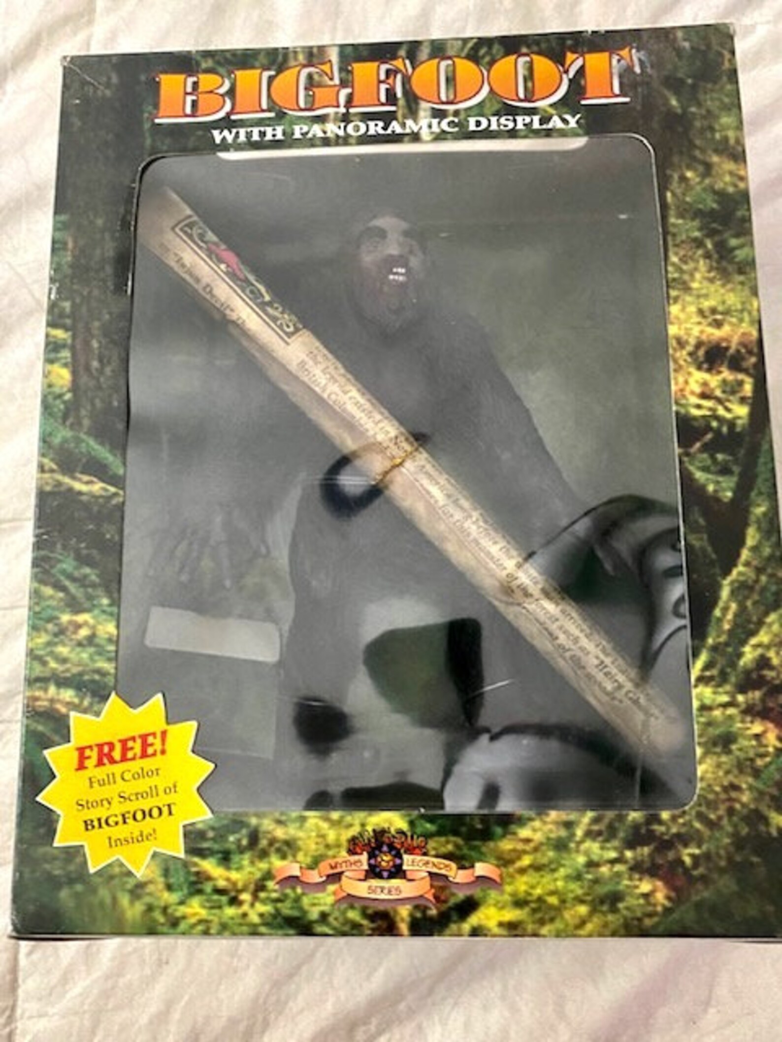 The Bigfoot Figure Shadowbox With Panoramic Display Sasquatch - Etsy