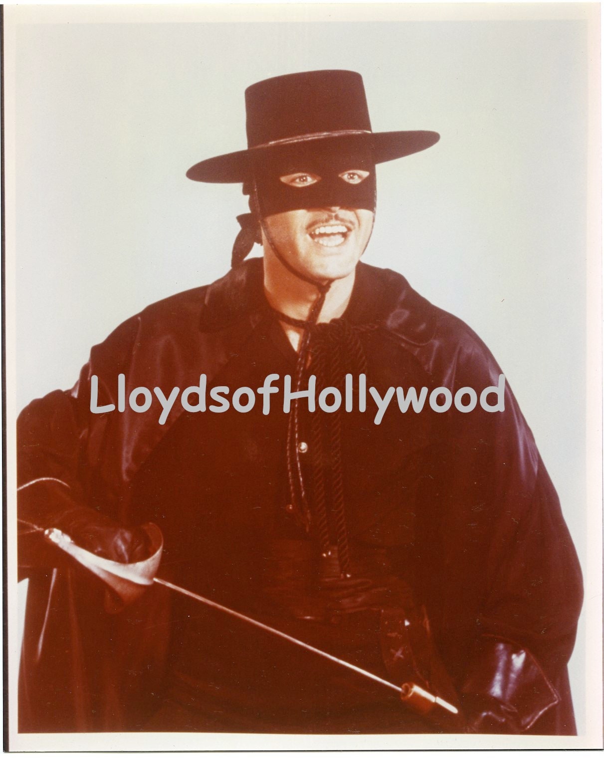 Guy Williams Handsome Actor Zorro the Fox in Full Costume Studio ...