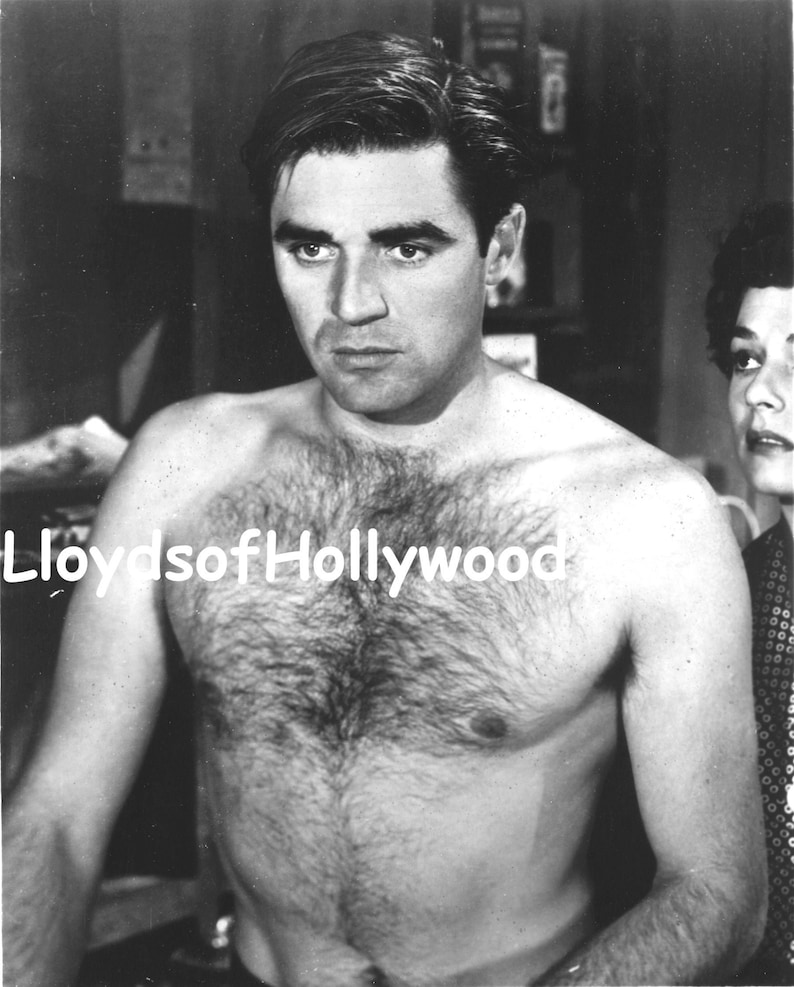 Steve Cochran Hairy Chest Beefcake Hunk Tomorrow is Another Day Mid ...