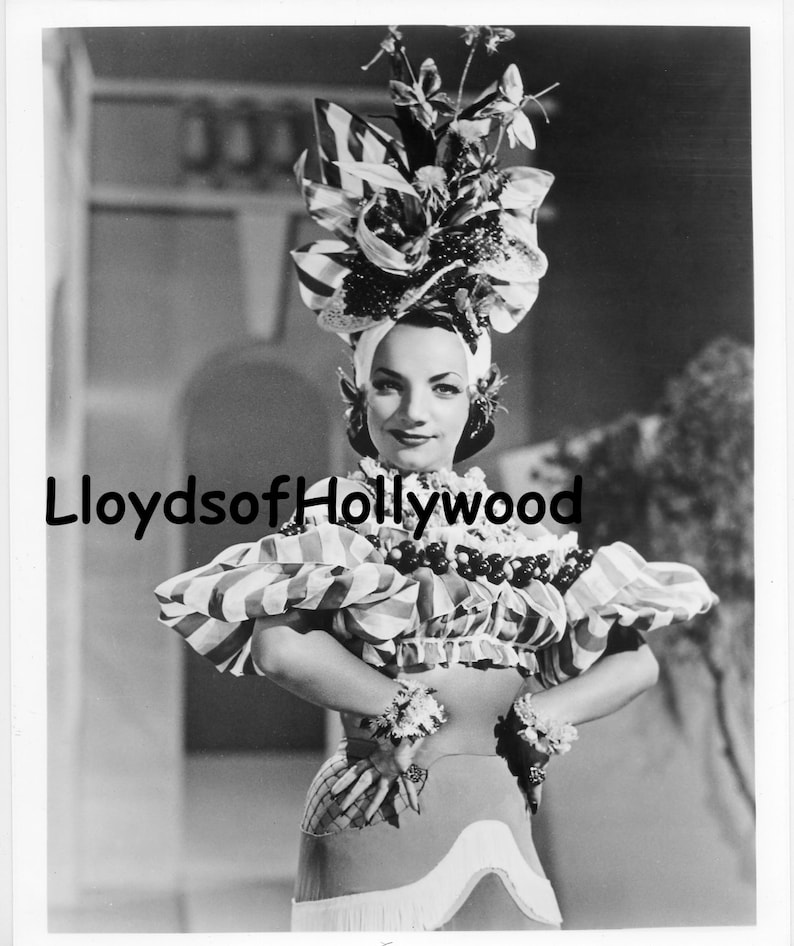 Carmen Miranda Brazilian Bombshell Actress Singer Dancer Camp ...
