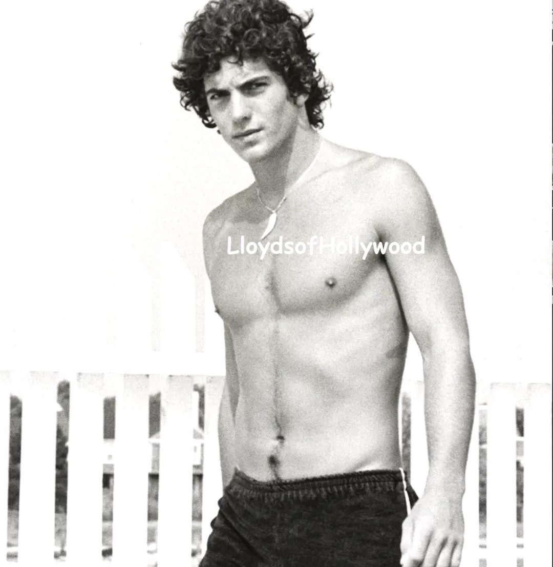 John F Kennedy Jr Walking on Street Cape Cod Summer Hunk in Trunks JFK ...