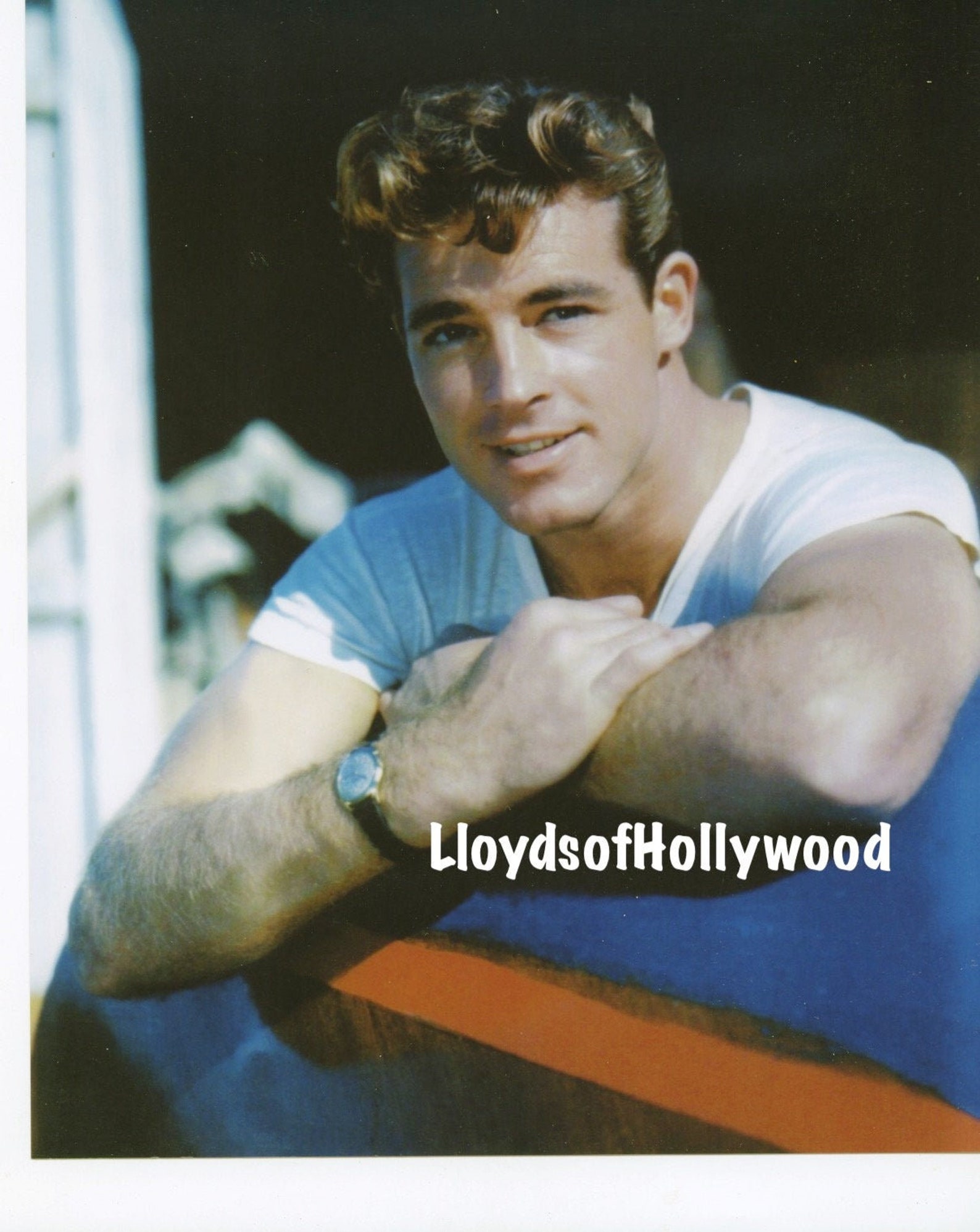 Guy Madison Handsome Hunk in T Shirt Beefcake Photograph 1943 - Etsy