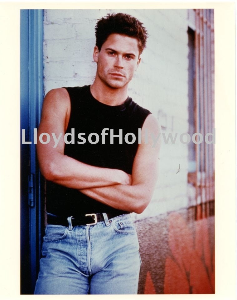 Rob Lowe Handsome Hunk in Jeans Beefcake Photograph | Etsy