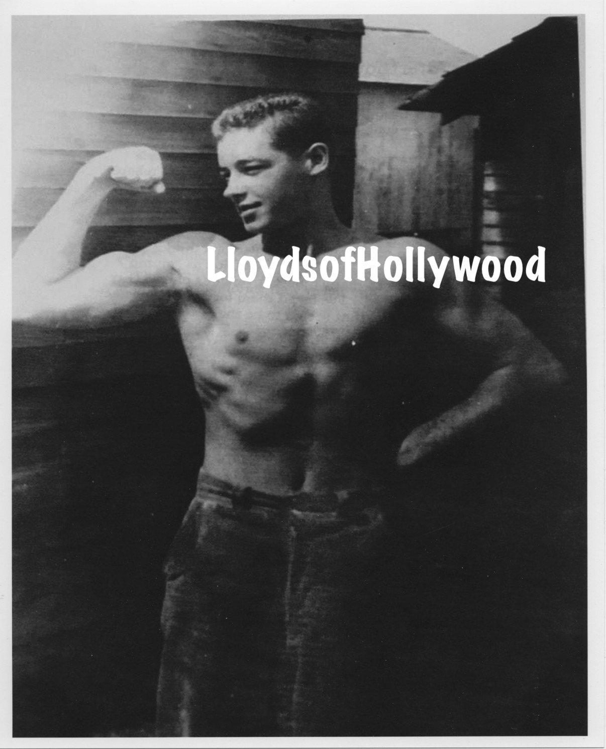 Guy Madison Handsome Actor Hunk Flexing Pre Hollywood Unique Candid Photograph 1942 - Etsy