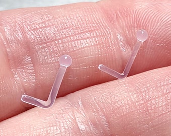 Invisible Nose Stud | Etsy