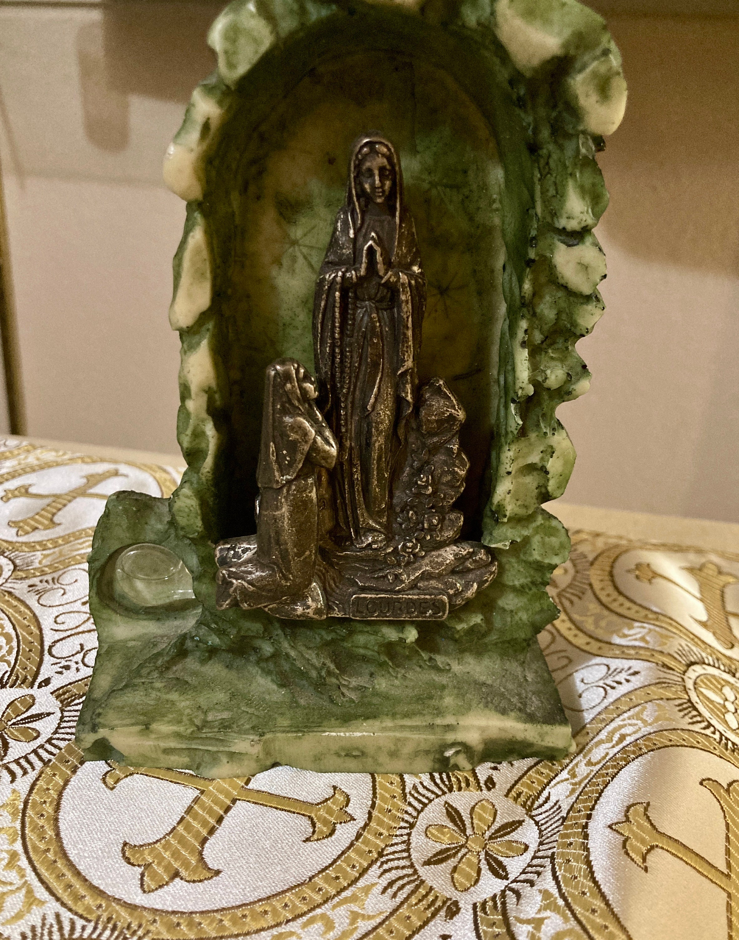 Home Altar Cloth Catholic Christian Gold/white/metallic Liturgical ...