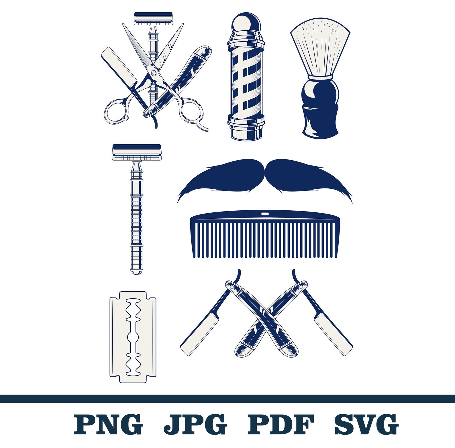 Barbershop SVG Hair Stylist SVG Barber SVG Barber Svg Files - Etsy