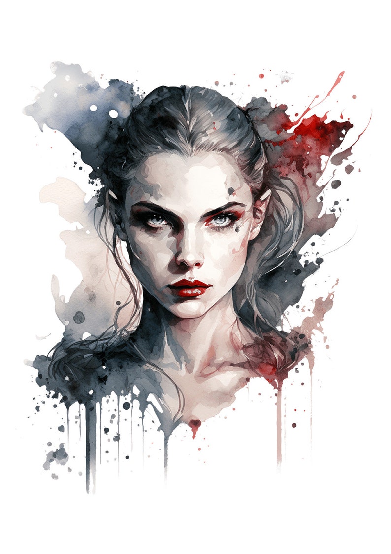 Beautiful Vampire Woman Clipart Vampire Woman Clipart Undead - Etsy