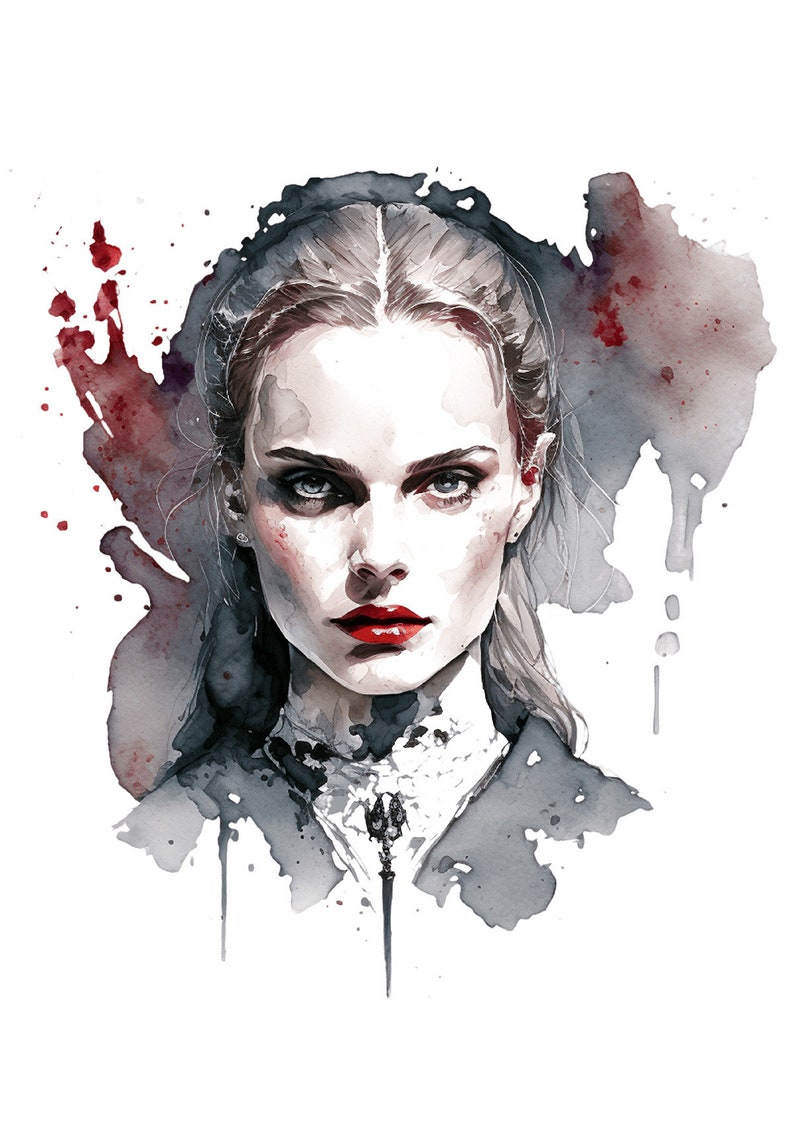 Beautiful Vampire Woman Clipart Vampire Woman Clipart Undead - Etsy