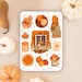 Autumn 2022 Bundle of 5 Sticker Sheets Bullet Journal - Etsy