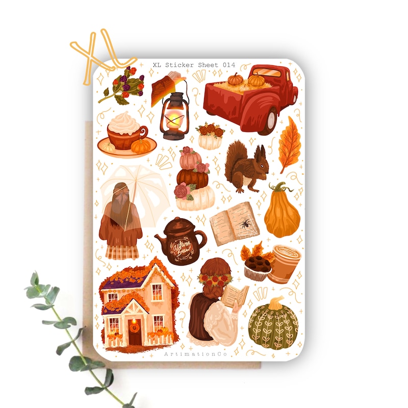 Autumn Stickers - Etsy