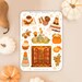 Autumn 2022 Bundle of 5 Sticker Sheets Bullet Journal - Etsy