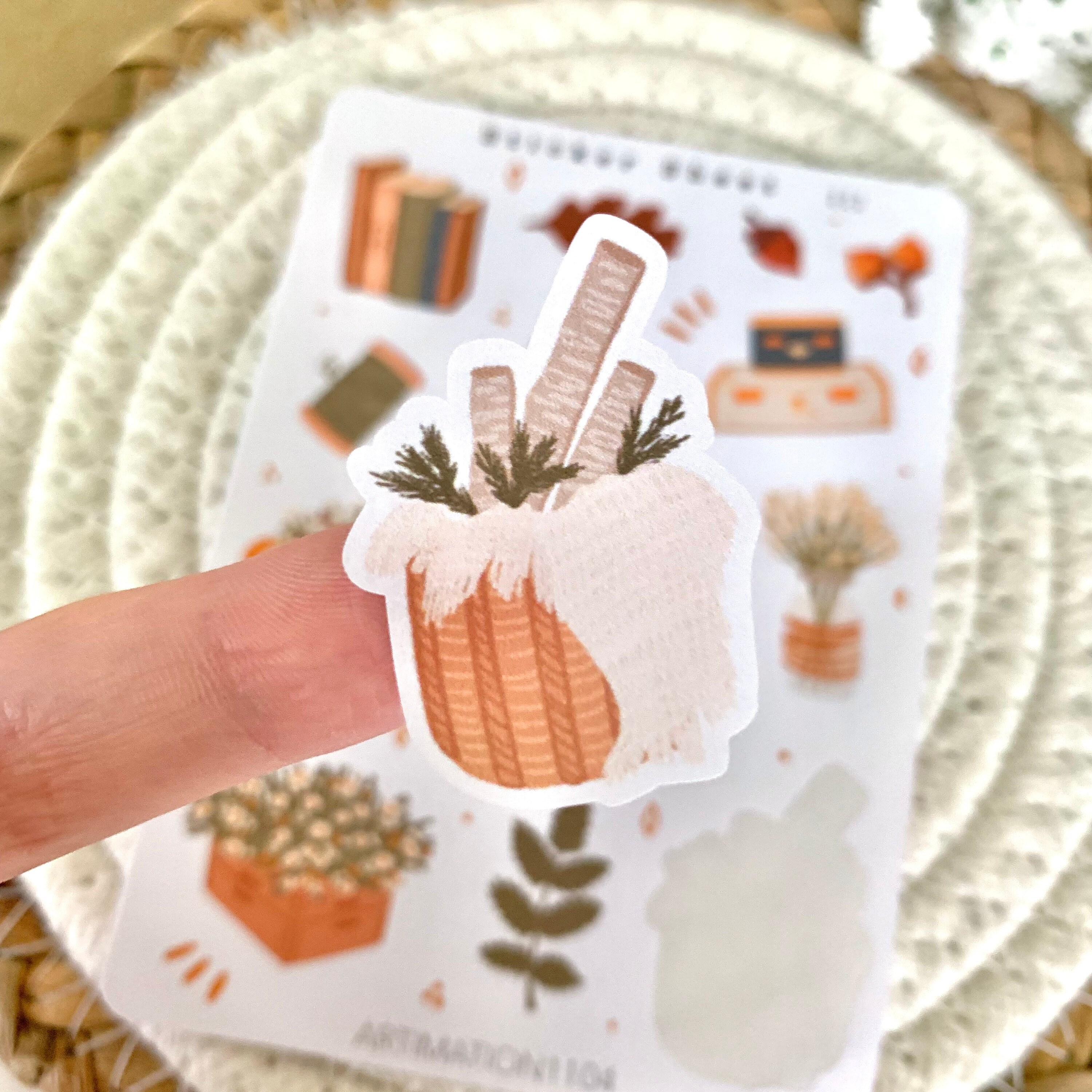 14 Pcs Sticker Sheet cozy Forest 111 Bullet Journal - Etsy